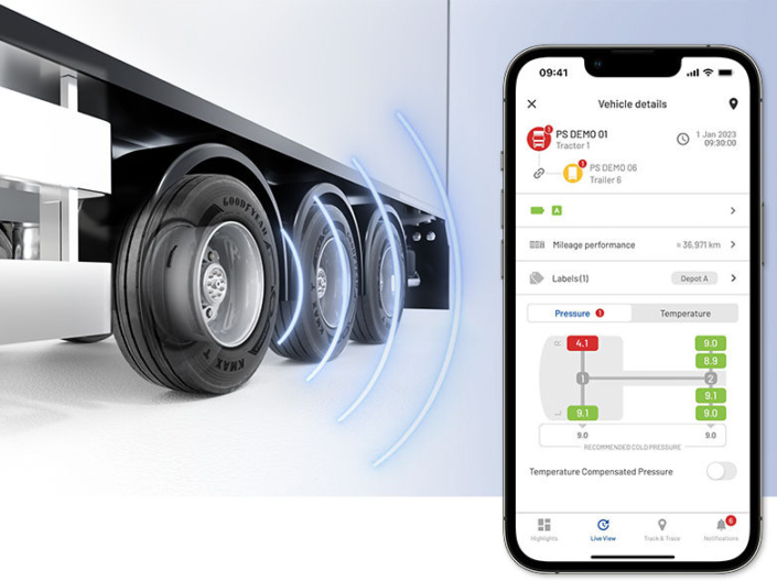Flottenkunden mit Krone-Trailern können Goodyear TPMS Connect jetzt ...